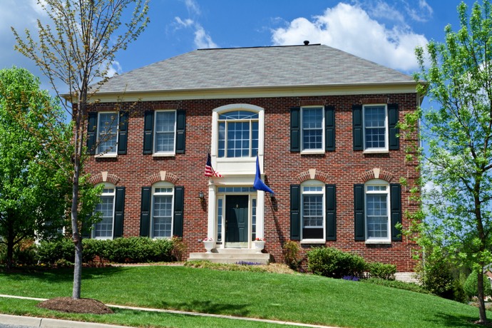 47 modèles de maison en brique du style colonial au moderne