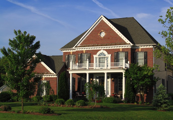 47 modèles de maison en brique du style colonial au moderne