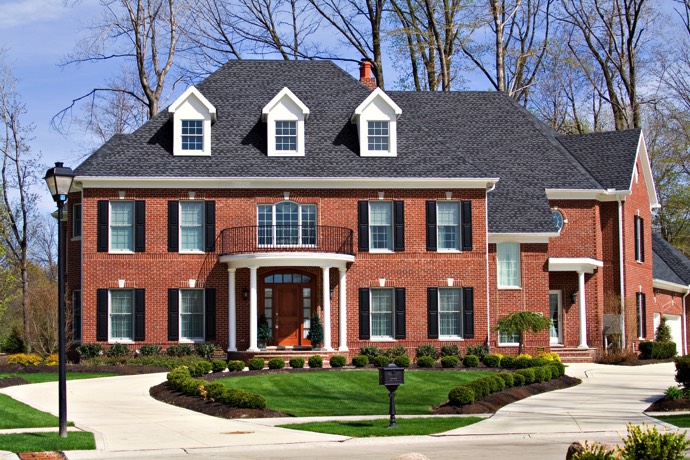 47 modèles de maison en brique du style colonial au moderne