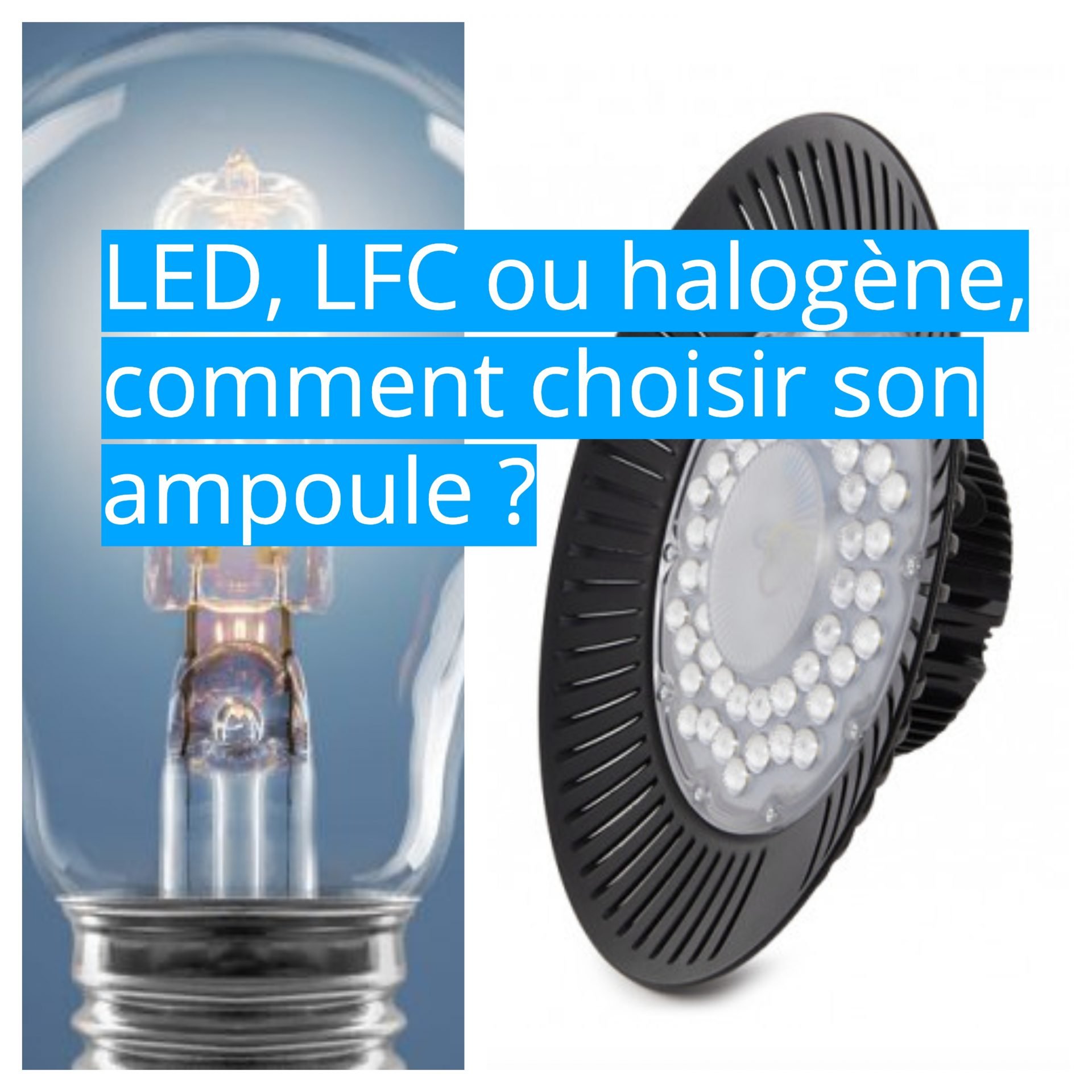 LED, LFC ou halogène, comment choisir son ampoule