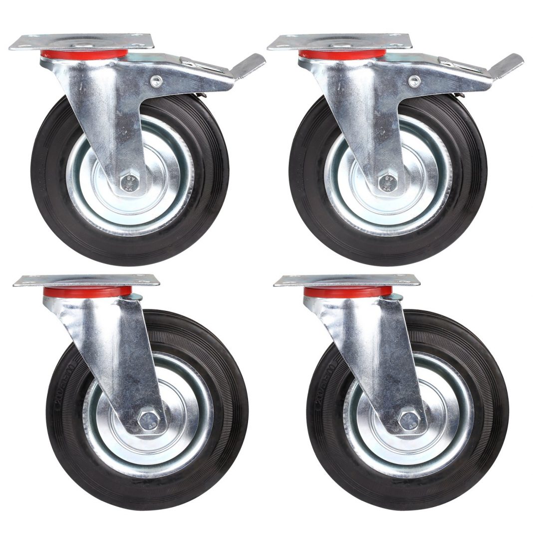 Roulettes industrielles : les 35 meilleurs modèles pour meubles et palettes