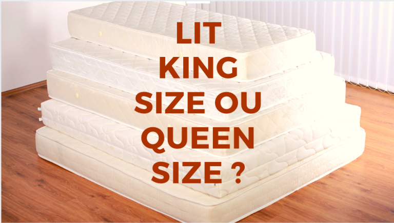 Lit king size ou queen size : lequel est le plus adapté pour vous